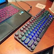 Amazon.com: Mechanical Gaming Keyboard，EDJO Blue Switch 87 Keys with ...