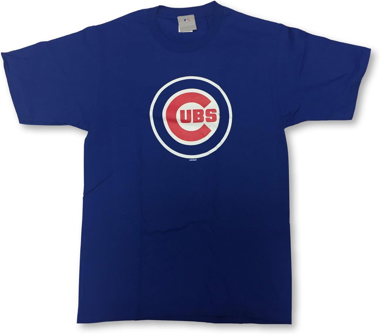 Majestic Chicago Cubs Adult Mens Logo Crew Neck T-Shirt T-Shirts Sports ...