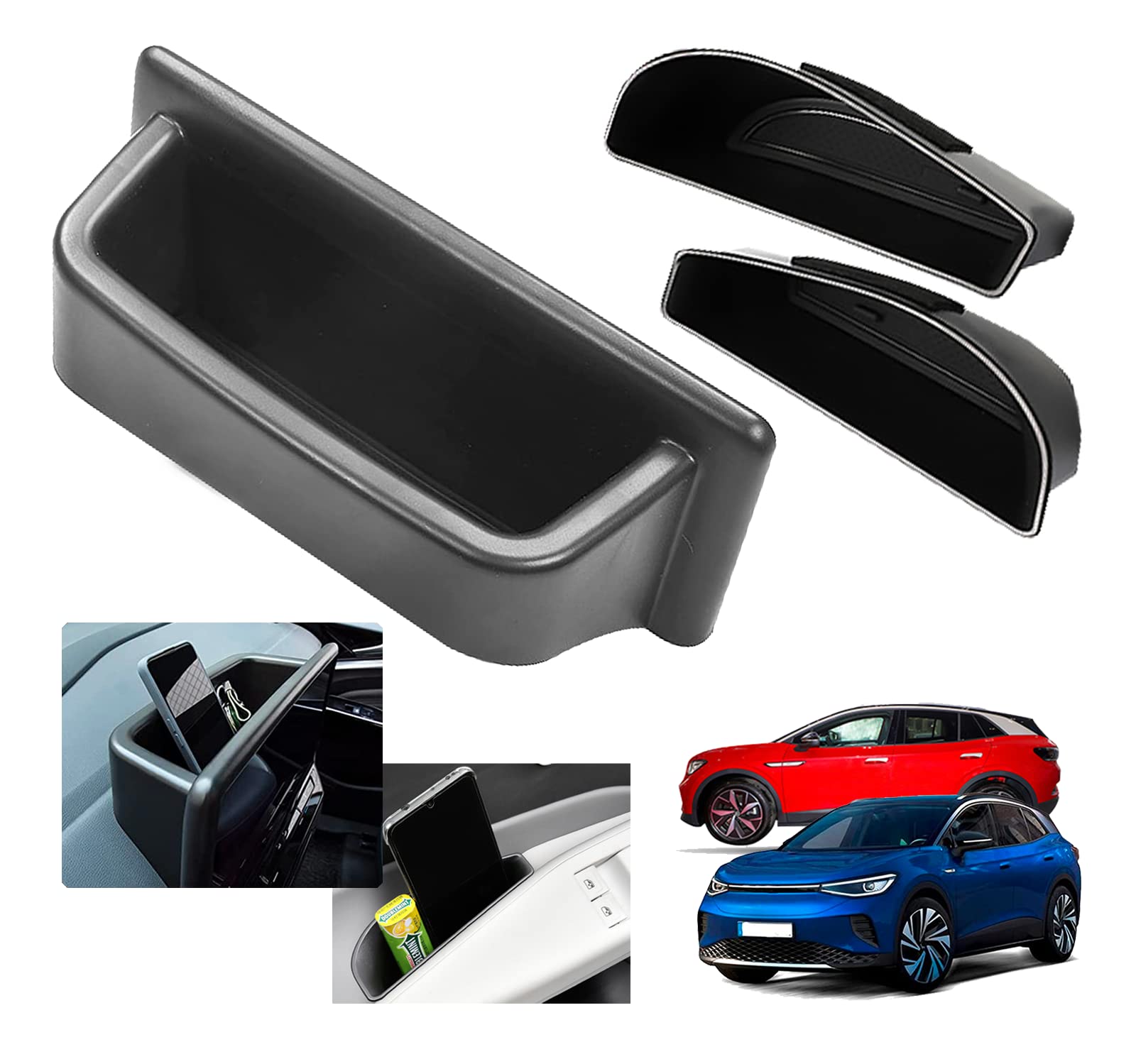 2023 VW ID.4 Dash Tray and Door Side Storage Box for VW ID.4 ID4 2021 ...