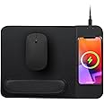 Amazon.com: 15W Wireless Charging Mouse Pad with Wrist Support, Fast Qi ...