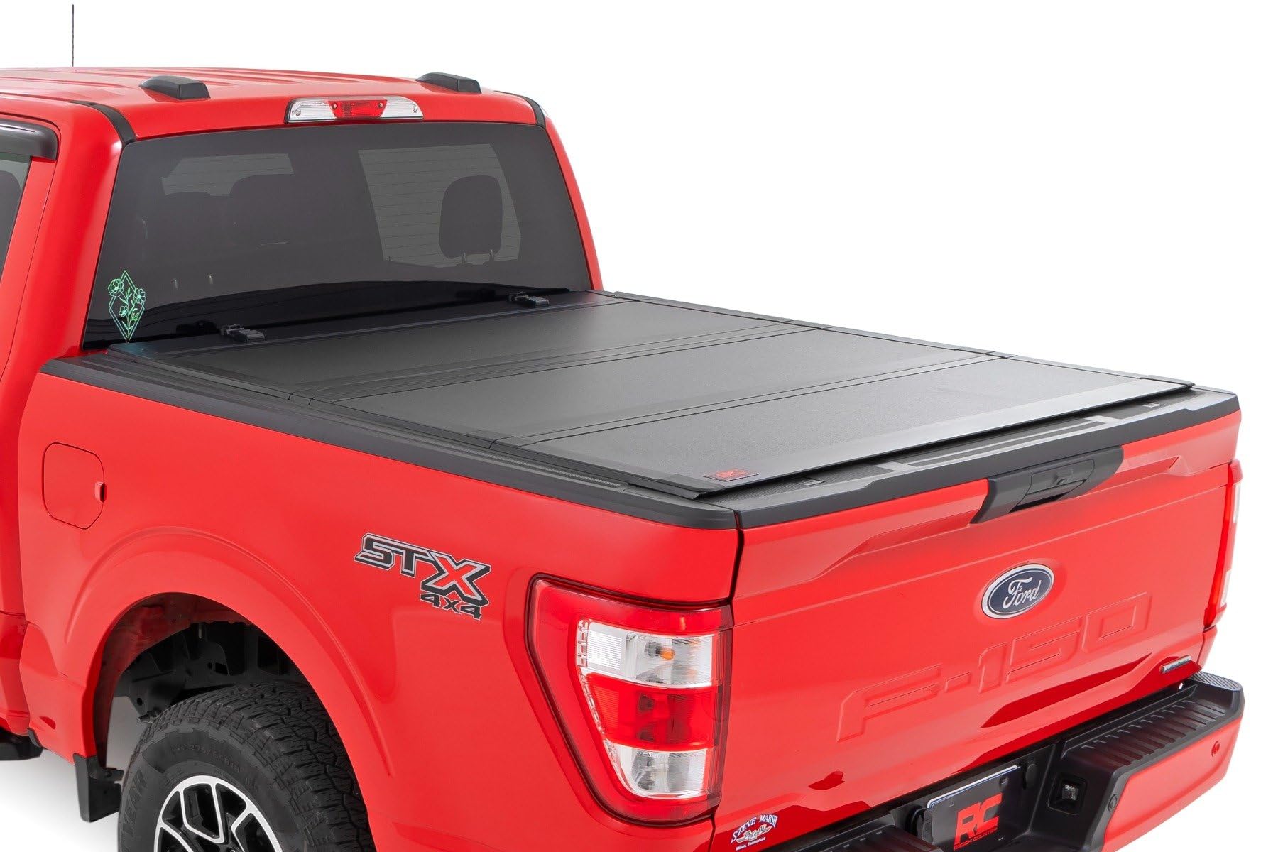 Rough Country Hard Flip Up Truck Bed Tonneau Cover for Ford F-150 (2015 ...