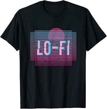 Amazon.com: lo-fi hip hop retro modern shirt: Clothing
