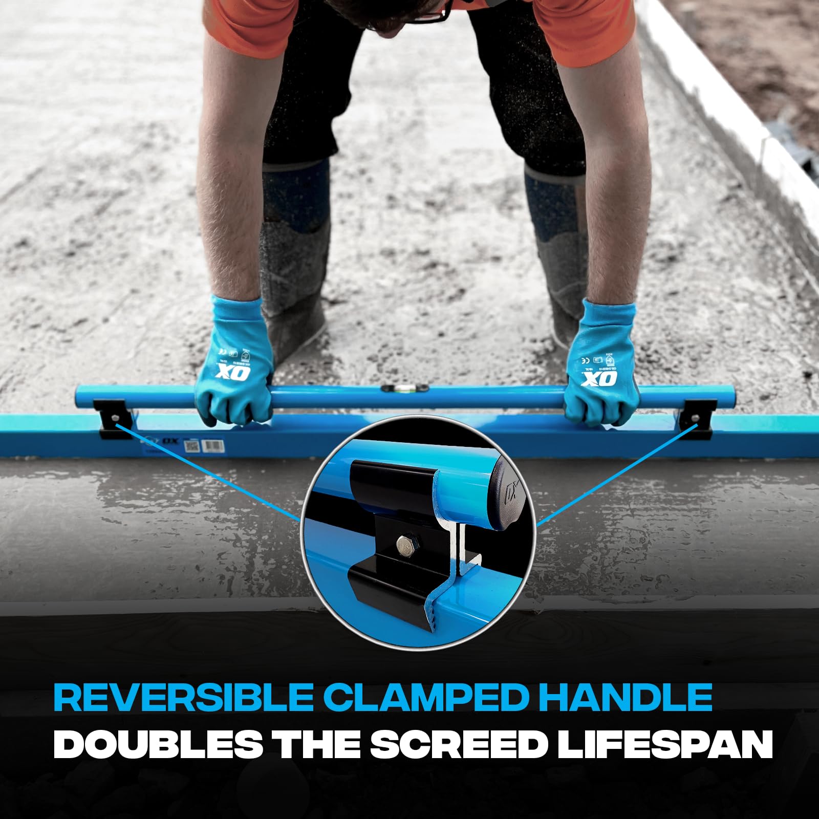 Mua OX TOOLS Pro Series 48 Inch Concrete Screed with Leveling Vial ...