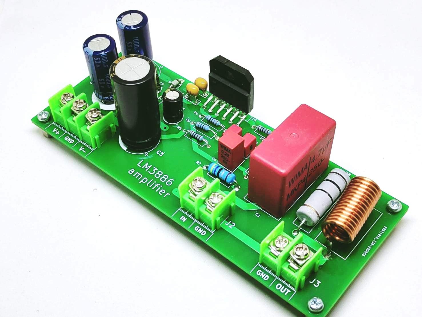 LM3886 PCB Kits Audio Grade Components Gain Clone Circuit DIY LM3886TF ...