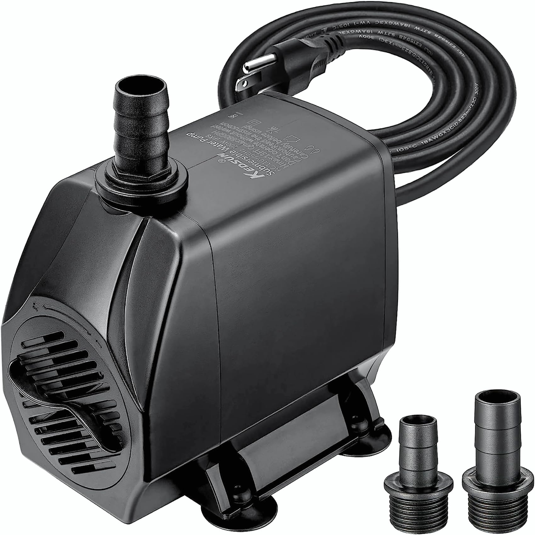 KEDSUM 880GPH Submersible Water Pump(3500L/H, 100W), Ultra Quiet Water ...