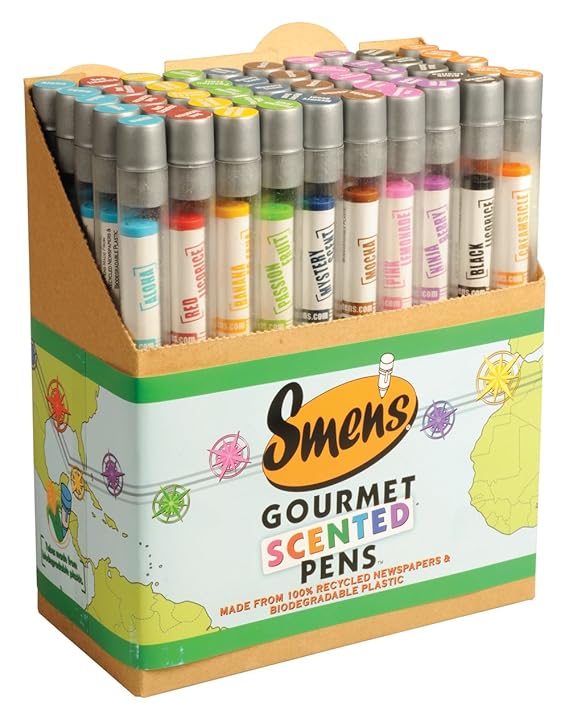 Smens Gourmet Scented Pens, 50 Pack (1171): Amazon.co.uk: Office Products