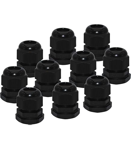 Cable Protection Caps Uxcell M20 Nylon Cable Gland Caps - Threaded End ...