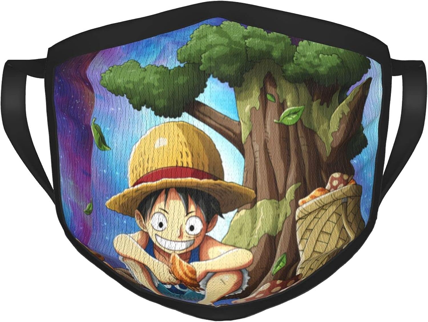 One Piece Monkey D. Luffy Masks Black Border Face Masks for Boy Girl ...