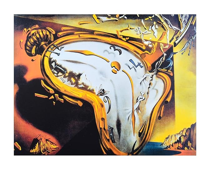 Germanposters Salvador Dali die fließende Zeit Uhren Poster Kunstdruck ...