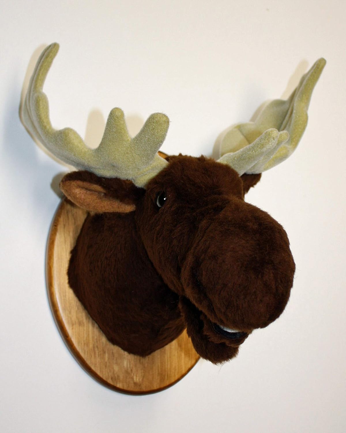 Amazon.com: Plush Moose Head"Shorty" Medium Plaque Mount: Handmade