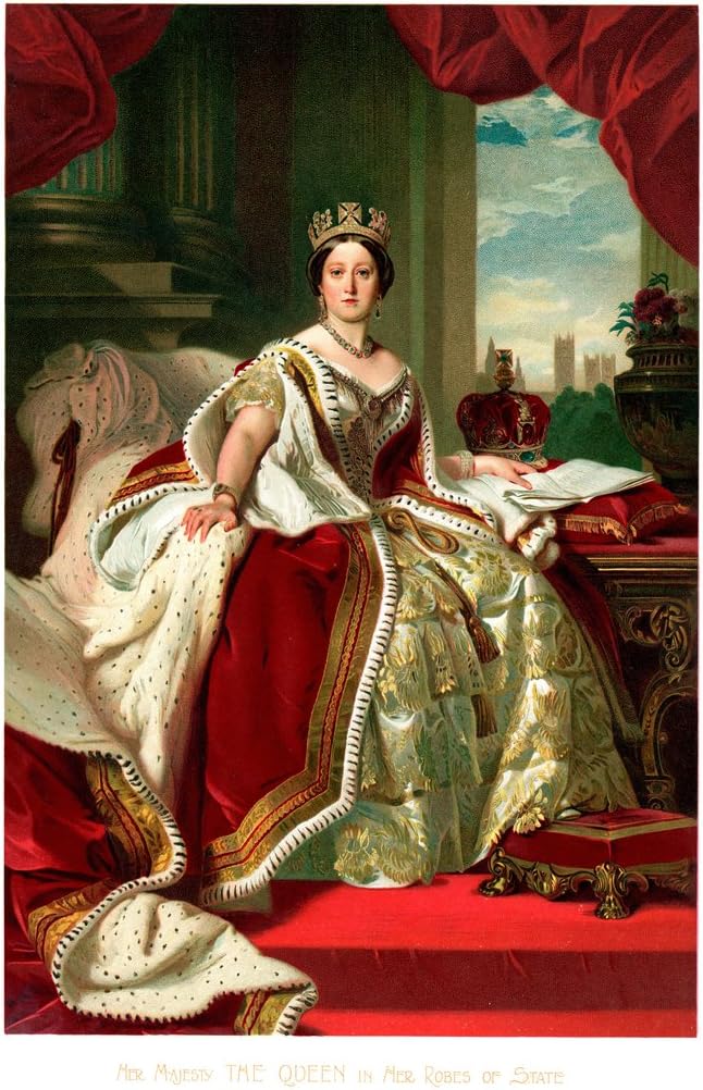 Queen Victoria Portrait Art Print Poster 30x46 cm: Amazon.co.uk ...