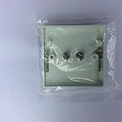 Dual F Type Socket Faceplate For Satellite Outlets OEM: Amazon.co.uk ...