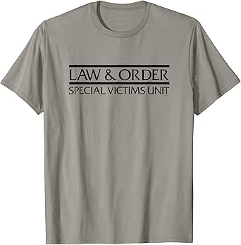 Amazon.com: Law & Order: SVU Logo T-Shirt - Official Tee: Clothing