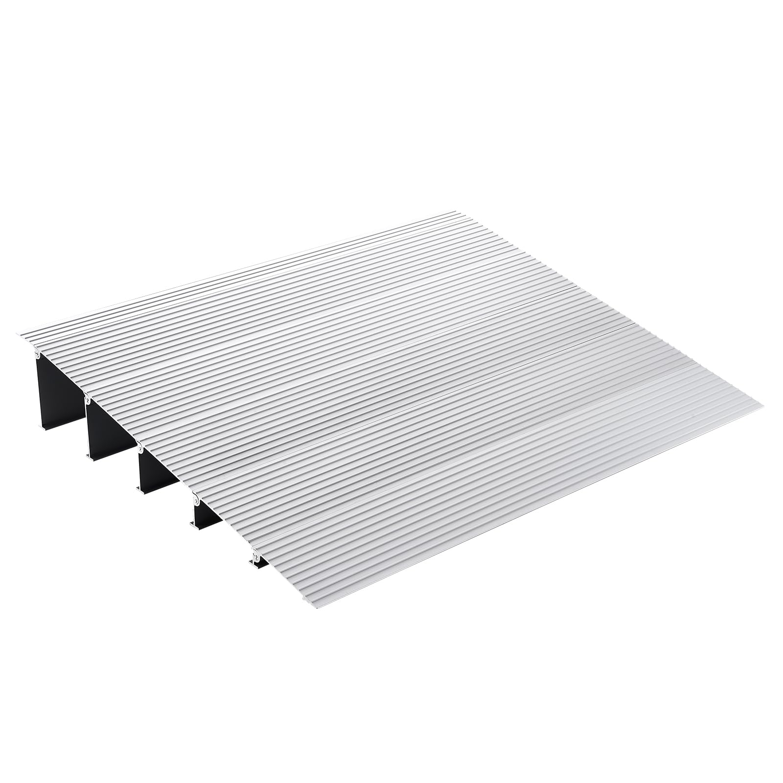 VEVOR Door Threshold Ramp, 5" Rise Door Ramp for Wheelchairs, Aluminum ...