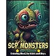 SCP Monsters Coloring book for girls and boys: 40 Coloring Pages of ...