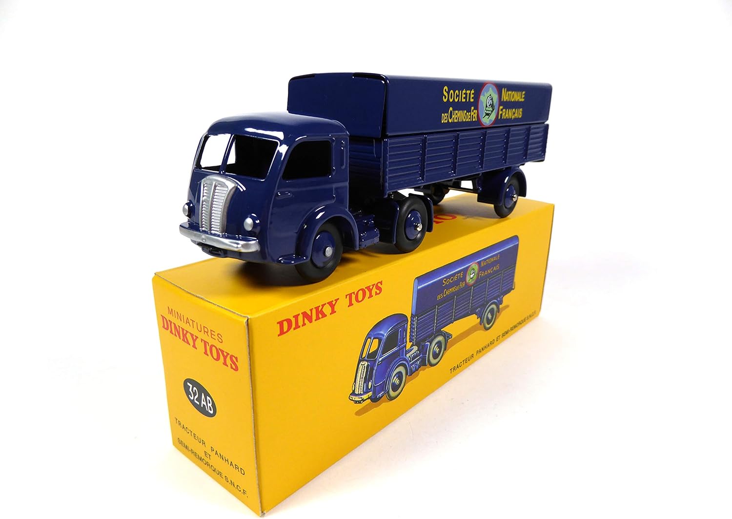 OPO 10 – Atlas Panhard truck tractor and SNCF semi-trailer – miniature ...