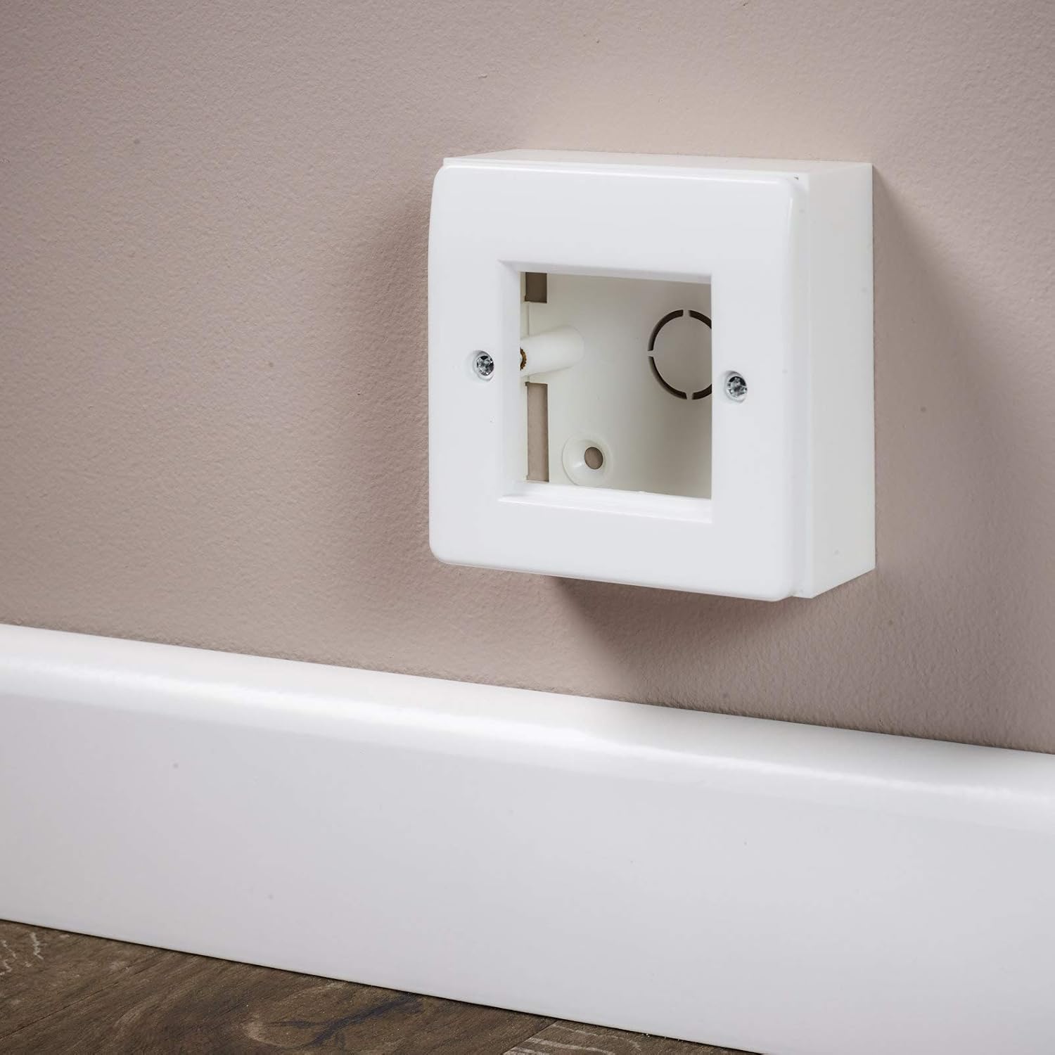 Computer Spares 2 Module Single Gang Rounded Face Plate for Euro AV ...