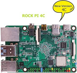 Amazon.com: Rock Pi 4C RK3399 Single Board Computer LPDDR4 4GB with Bluetooth 5.0,Support ...