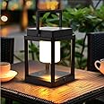 Amazon.com: Hanging Solar Table Lanterns Outdoor - Portable ...