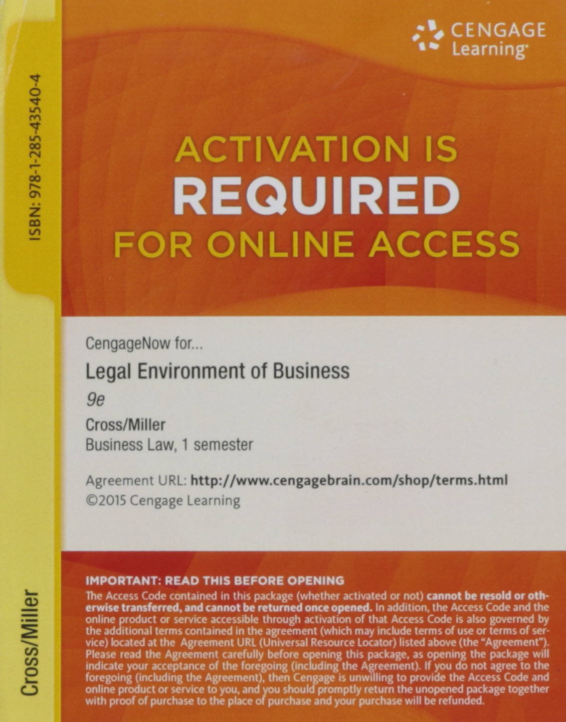 Cheapest copy of Cengage Learning Legal Environment of Business Access ...