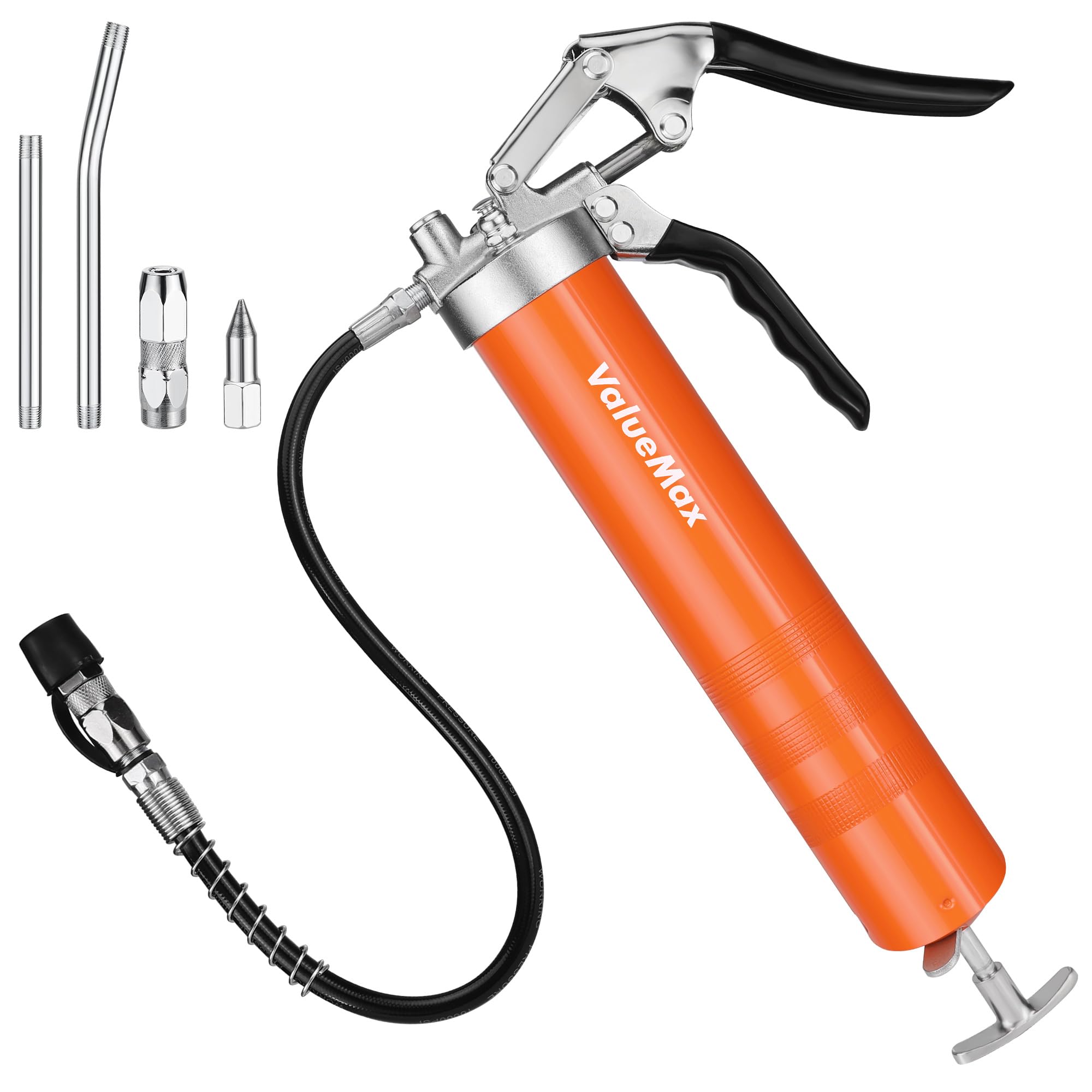 ValueMax Grease Gun, 6000PSI Heavy Duty Grease Gun Kit with 18inch ...