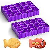 Amazon.com: AIERSA Gold Fish Cracker Cutter,25 Cavity Fish Cookie ...