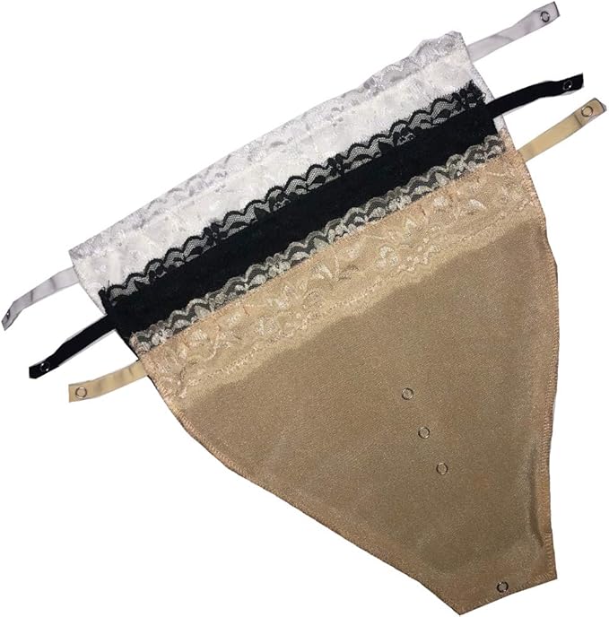 HZYFP 3pcs Lady Women Lace Oversize Clip-on Mock Camisole Bra Insert ...