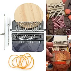 Amazon.com: Small Weaving Loom, Wooden Speedweve Darning Loom Type ...