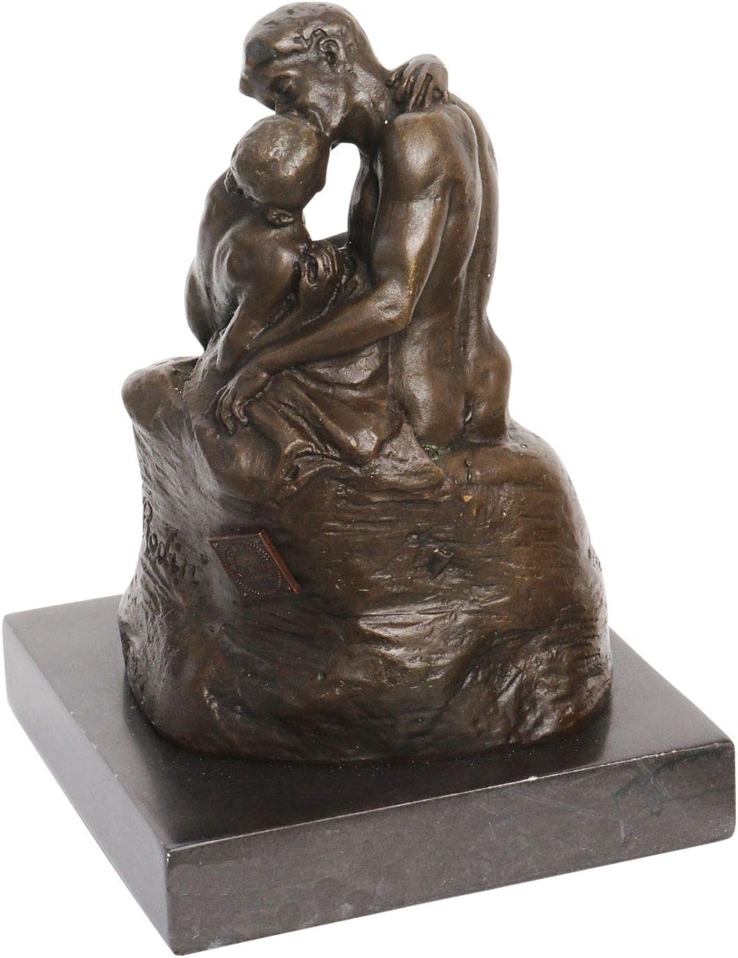 Decorazioni per interni Scultura in bronzo Il bacio di Rodin amanti ...