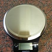 AmazonBasics Stainless Steel, BPA Free, Digital Kitchen Scale with LCD ...