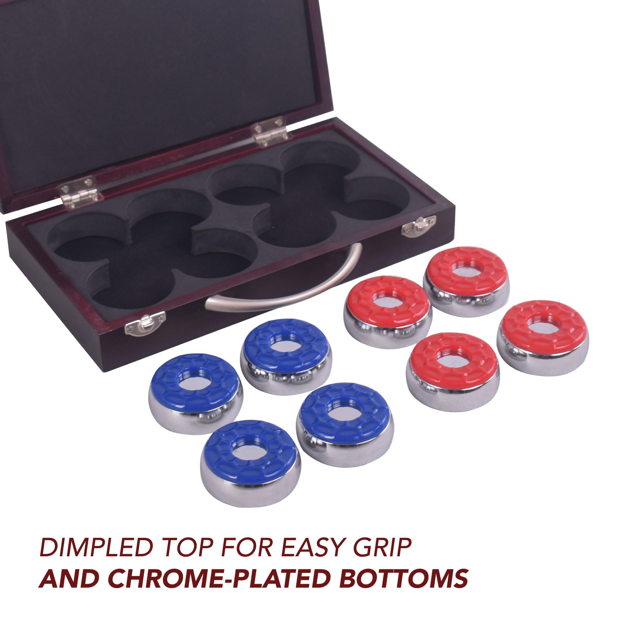 Mua Shuffleboard Pucks with Case (Set of 8), Dark Cherry Finish trên ...