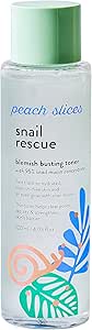 Amazon.com: Peach Slices Snail Rescue Blemish Busting Toner | 95% Snail ...