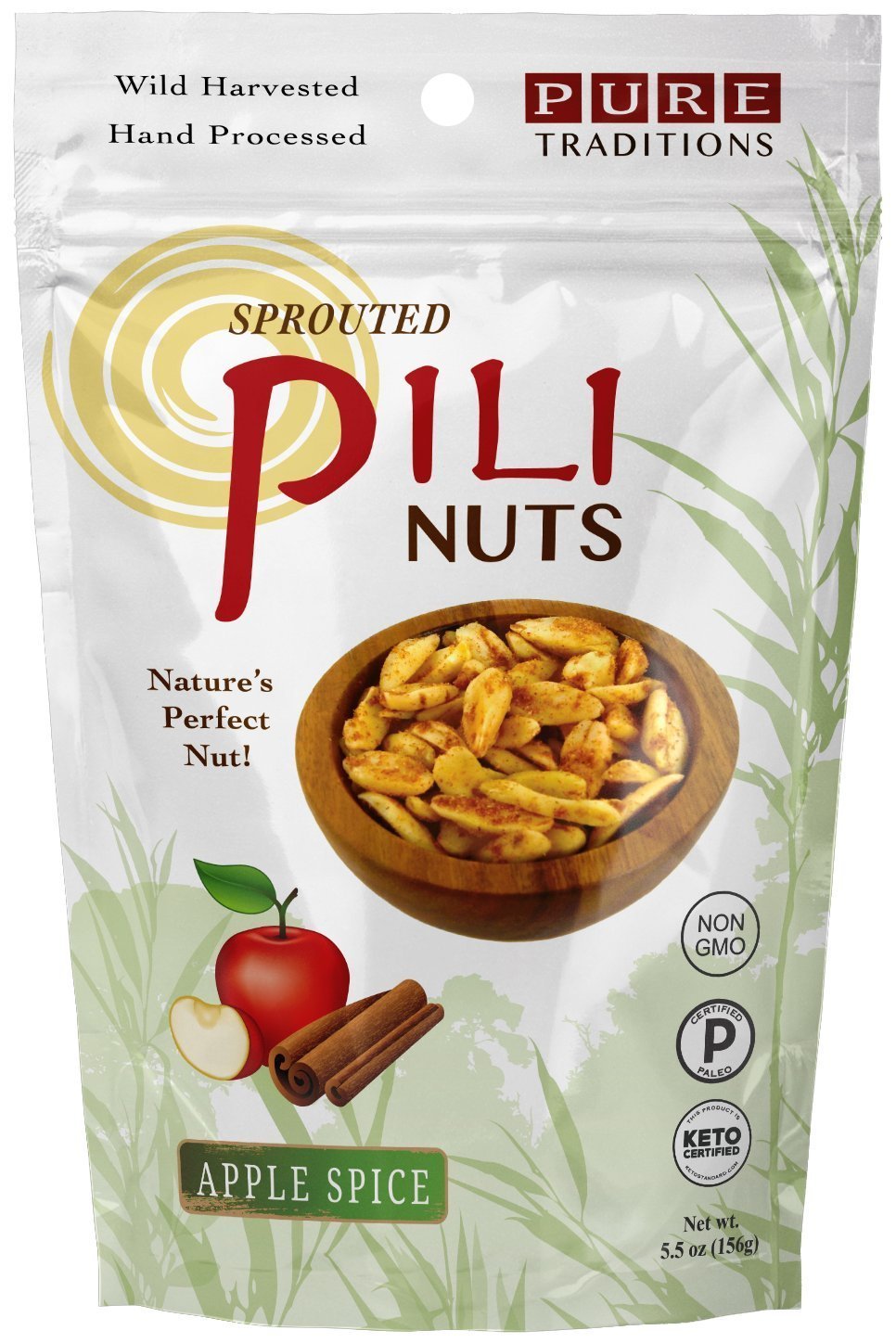 Amazon.com : Sprouted Pili Nuts, Pizza, 100% Raw, Certified Paleo ...