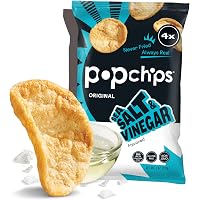 Amazon.com: Popchips Potato Chips, Sea Salt & Vinegar, 4ct 5.0oz Share ...