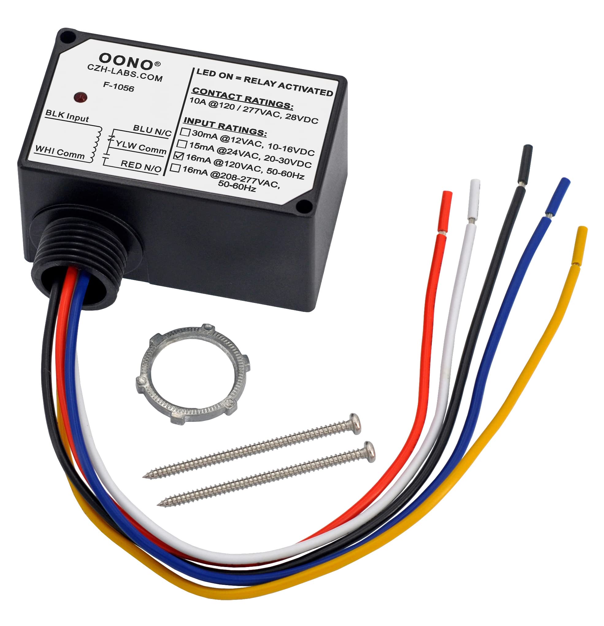 Mua SPDT 10Amp Power Relay Module, Plastic Enclosure and Pre-Wired (AC ...