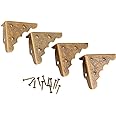 Amazon.com : 16Pcs Antique Brass Jewelry Box Corner Chest Corner ...