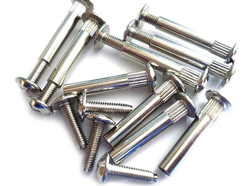 Metal connector screw with M4 internal threaded sleeve M4 x 25mm Pack ...