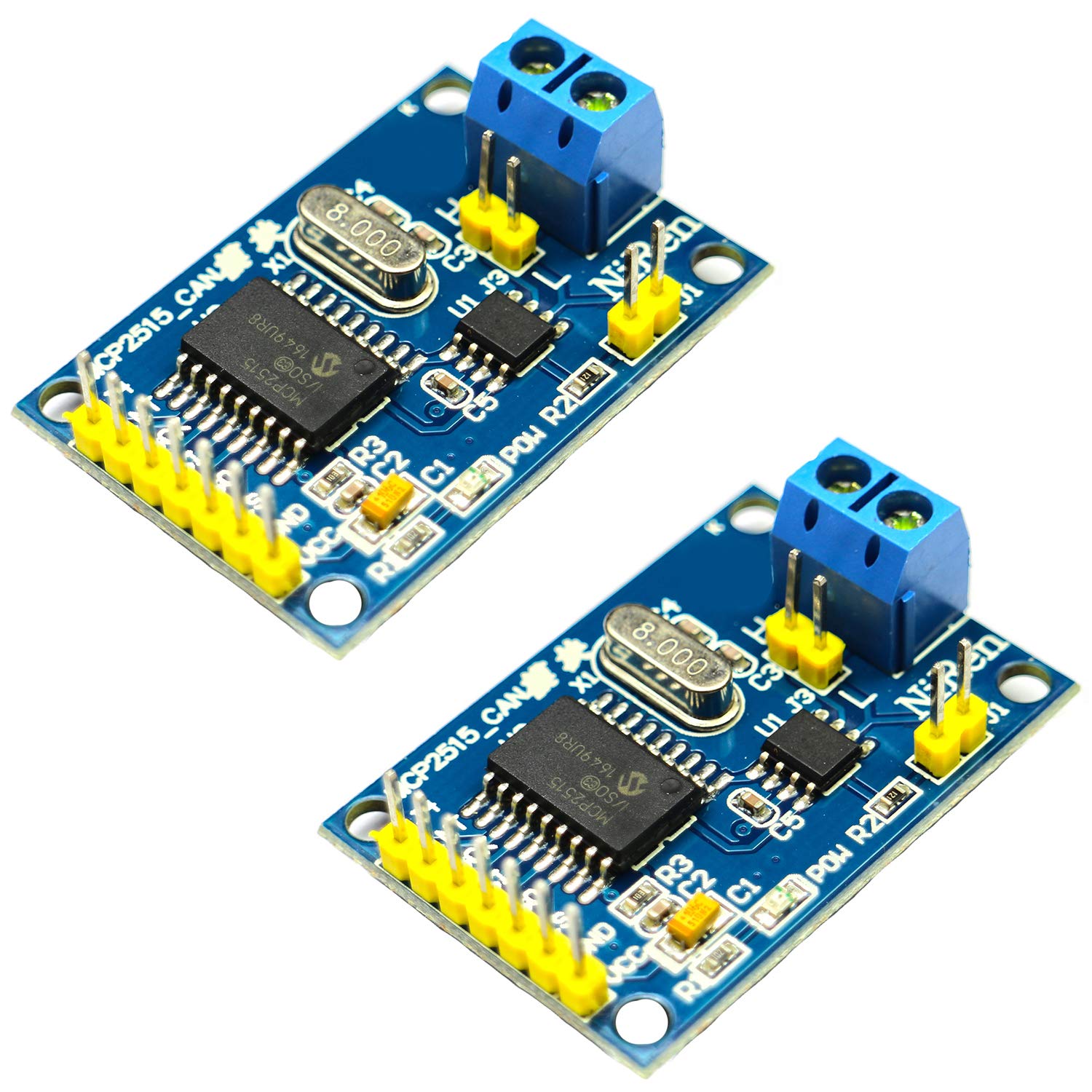 TECNOIOT 2pcs MCP2515 Can Bus Module TJA1050 Receiver SPI Module ...