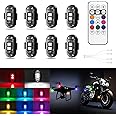 Amazon.com: Amiline Wireless LED Lights for Car 8PCS with Remote Control, Wireless LED Strobe ...