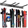 Amazon.com: Aking Ace Wall Mount Ski Storage Rack,Garage Snowboard ...