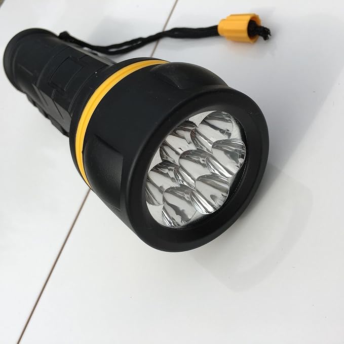 ATEX 8-24 HOUR 7 LED EMERGENCY SAFETY TORCH WATERPROOF 2 D CELL: Amazon ...