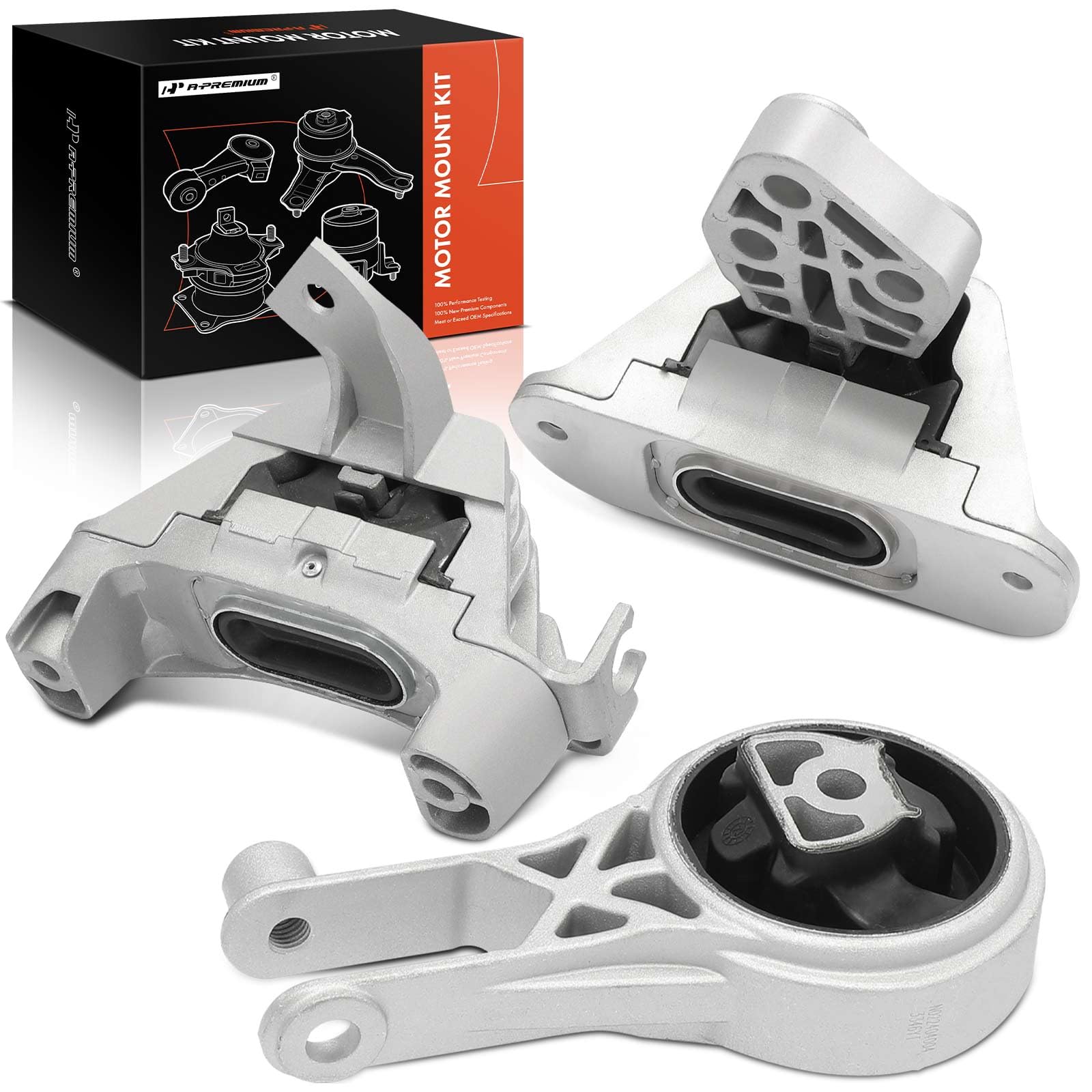 A-Premium 3PCS Engine Motor Mount Transmission Mount and Torque Strut ...