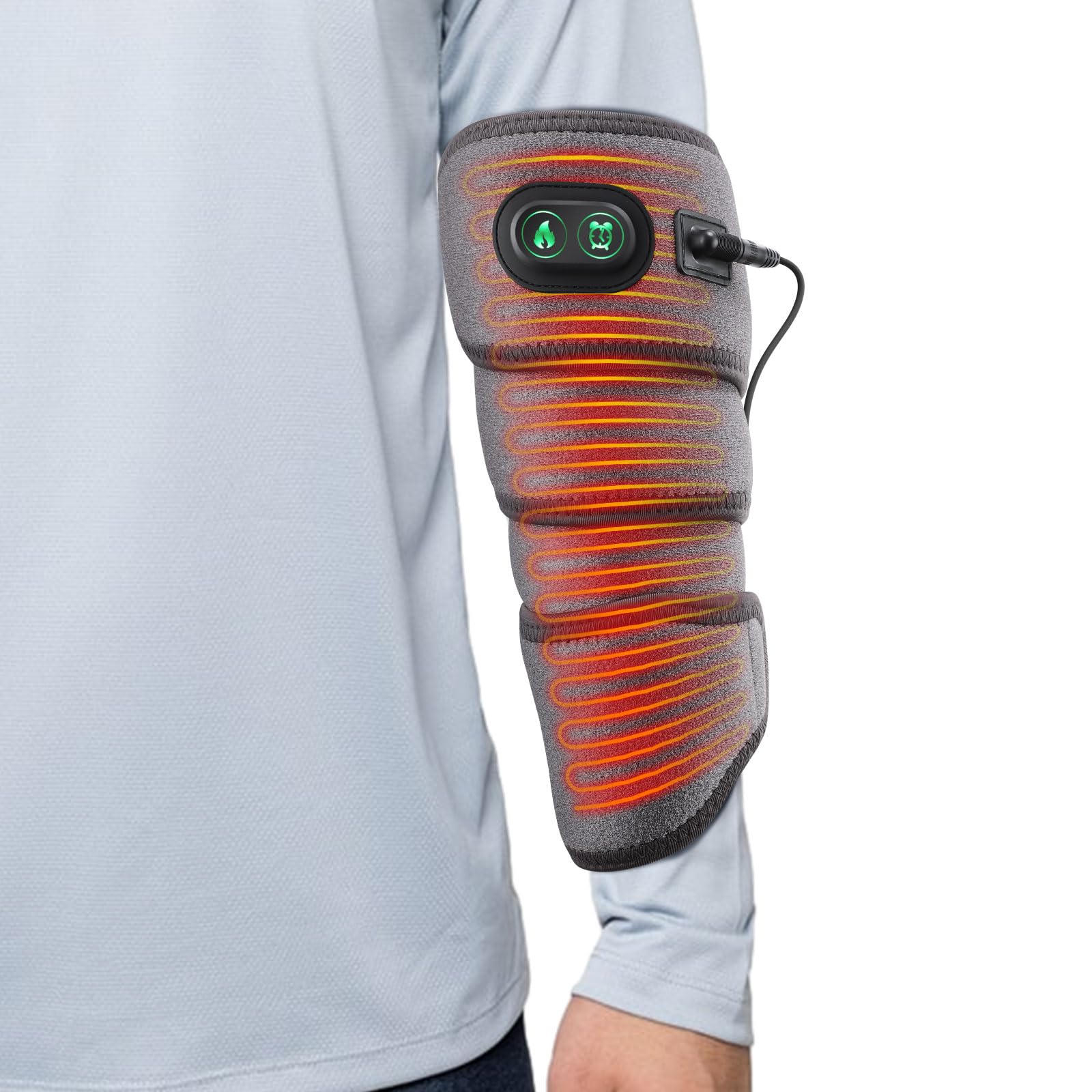 Elbow Heated Pad Wrap for Multiple Body Areas, Flexible Electric ...