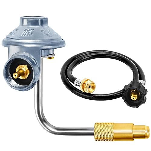Propane Adapter Hose and Gas Grill Regulator 3 FT fit for Blackstone 17 ...