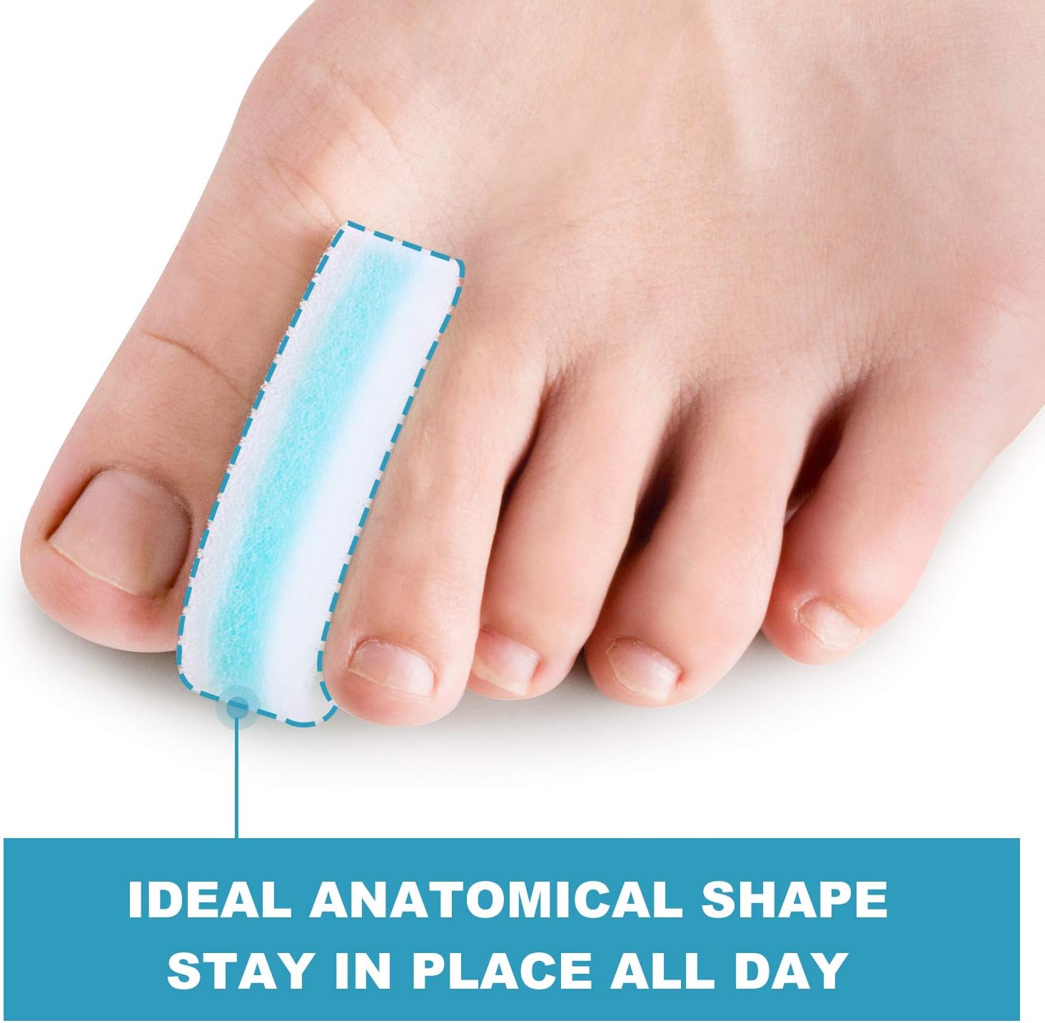 Bukihome Foam Toe Spacers, Toe Separators to Prevent Overlapping Toe ...