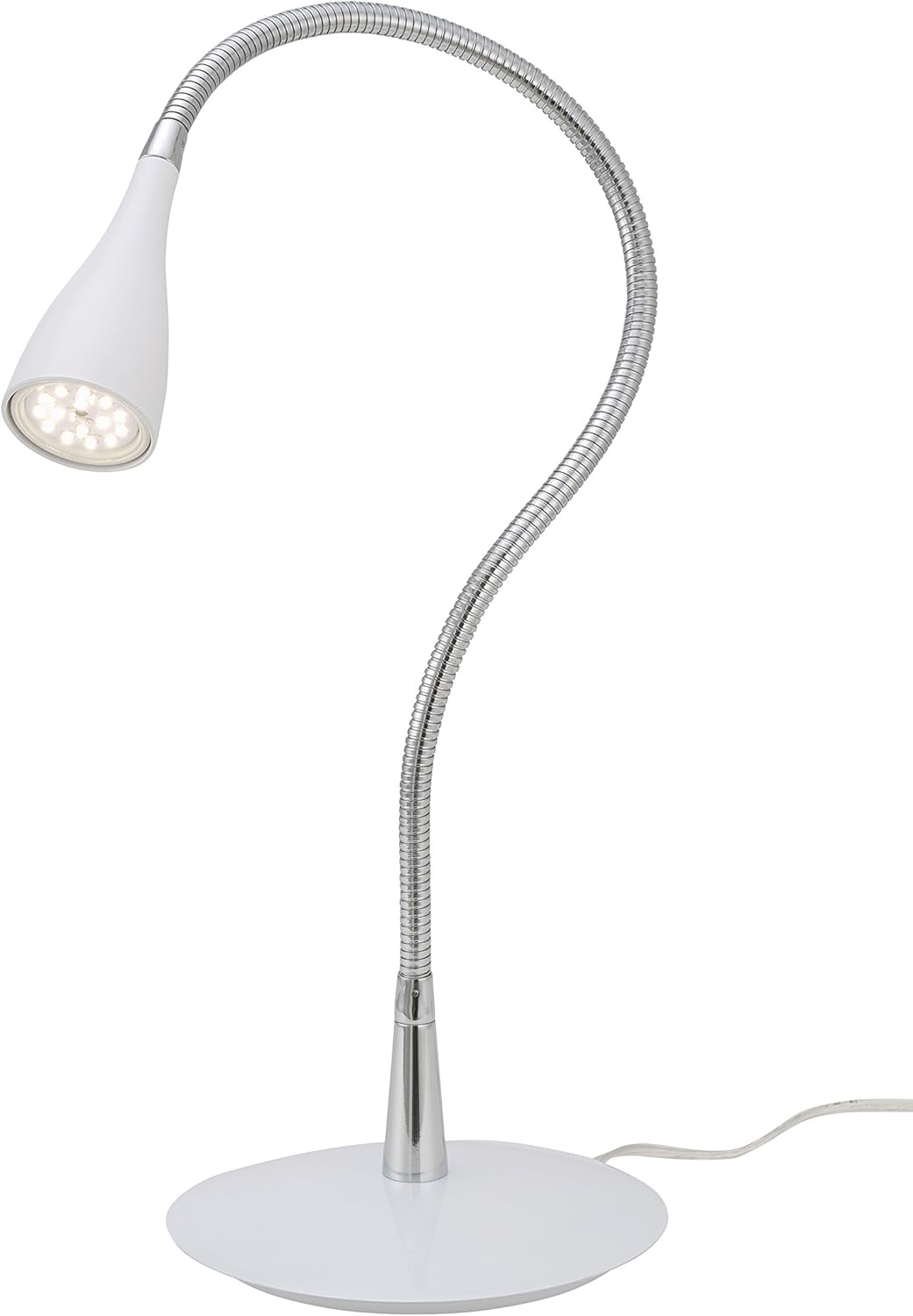 LED Tischleuchte, Tischlampe, LED GU 10, 5 Watt, 400 Lumen, Flexarm ...