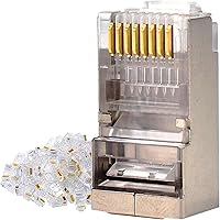 SEAFON Conector Rj45 100 Piezas, Conectores RJ45 Para Cable Ethernet ...