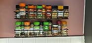 Amazon.com: mDesign Metal Wire Farmhouse Wall Mount Spice Rack Cabinet ...