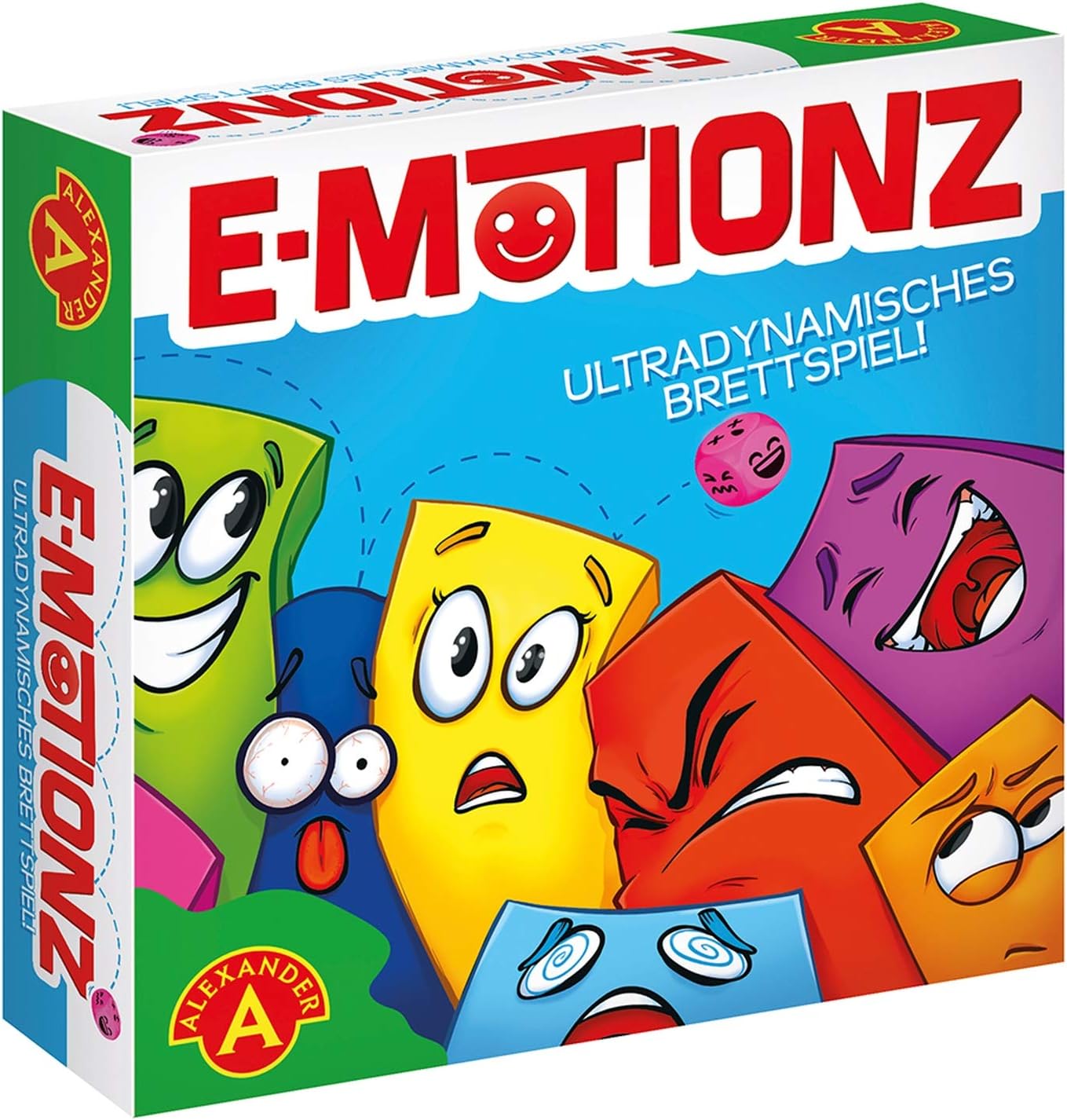 Alexander 2434 Emotionz Board Game with Emoji Dice Game as Reaction ...