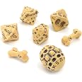 Amazon.com: DND Dice Set - Set of 7 Polyhedral Skull & Bone RPG Dice ...